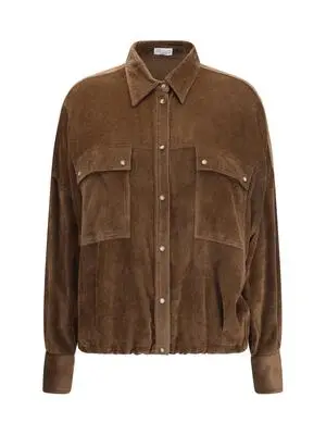 Brunello Cucinelli Corduroy Shirt - Brown