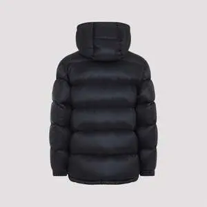 Moncler Orelith Short Parka With Down Padding - Black