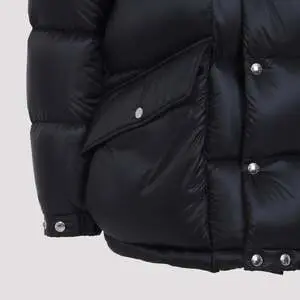 Moncler Orelith Short Parka With Down Padding - Black
