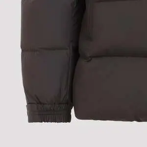 Moncler Technical Fabric Down Puffer Jacket - Brown