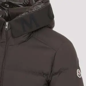 Moncler Technical Fabric Down Puffer Jacket - Brown
