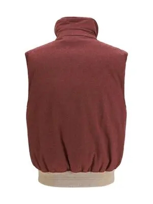 Brunello Cucinelli Wool Padded Vest - Multicolor