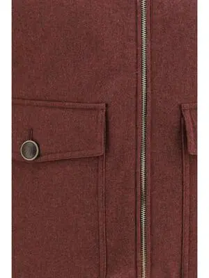 Brunello Cucinelli Wool Padded Vest - Multicolor