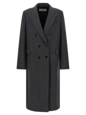 Dries Van Noten Double-breasted Coat - Gray
