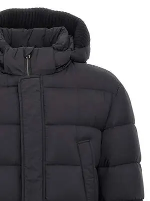 Herno Quilted Down Parka - Black