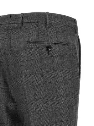 Zegna Square Flannel Dress - Gray