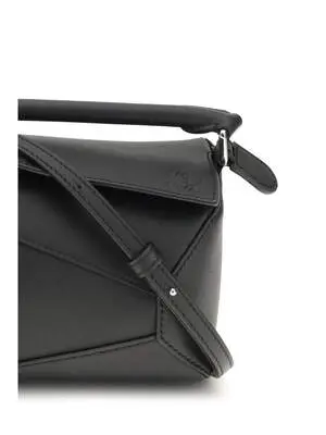 Loewe Puzzle Edge Mini Handbag - Black