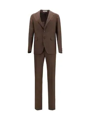 Tagliatore Virgin Wool Suit - Brown