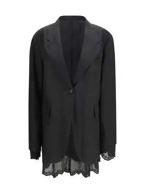 Our Legacy Reversible Drip Single Breasted Blazer - Black