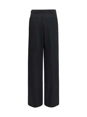 Saint Laurent Fluid Grain De Poudre Pants