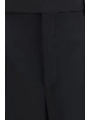 Saint Laurent Fluid Grain De Poudre Pants