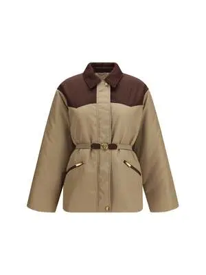 Versace Responsible Jacket In Nylon Twill
