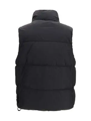 Stone Island Crinkle Reps Ny Padded Vest - Black