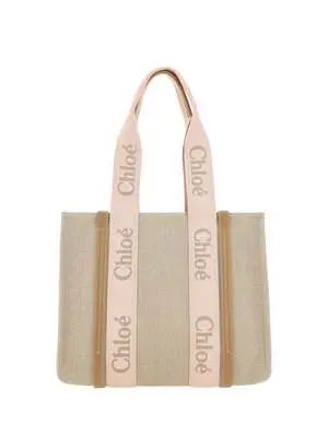 Chloé Woody Tote Bag - Brown