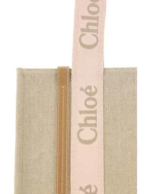 Chloé Woody Tote Bag - Brown