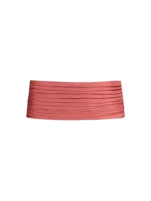 Valentino Garavani Wide Pleated Waist Belt - Pink
