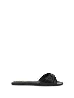 Saint Laurent Babylone Leather Sandals