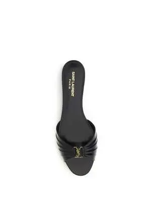 Saint Laurent Babylone Leather Sandals