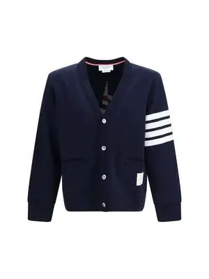 Thom Browne 4-bar Boat Cotton Cardigan