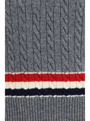 Thom Browne Cable-knit Vest - Gray