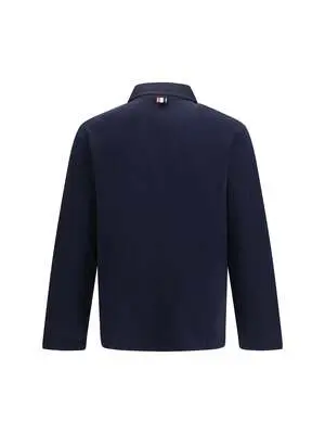 Thom Browne Oversized Colorblock Rugby Polo