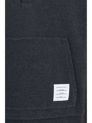 Thom Browne Loopback Cotton Piqué Sweater - Gray