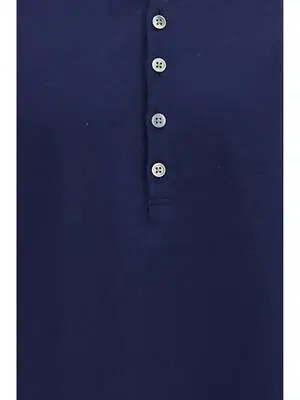 Thom Browne 4-bar Cotton Jersey Polo