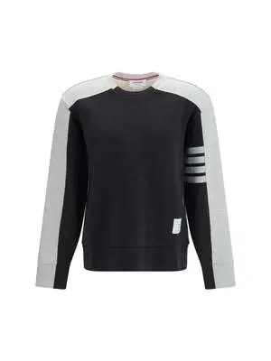 Thom Browne Colorblock Sweatshirt - Gray