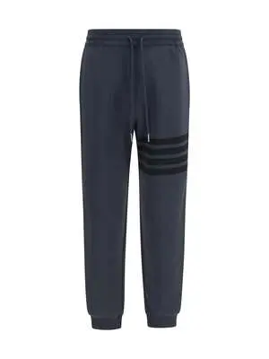 Thom Browne Loopback 4-bar Track Pants - Gray