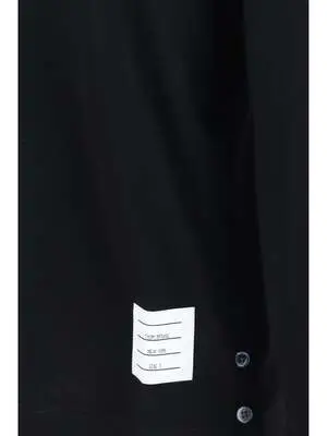 Thom Browne Rwb Cuffed Buttoned Sweater