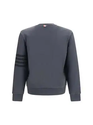 Thom Browne 4-bar Cotton Crewneck Sweatshirt
