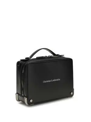 CHRISTIAN LOUBOUTIN Small Tactical Leather Handbag