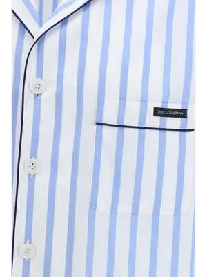Dolce & Gabbana Short-sleeve Striped Shirt