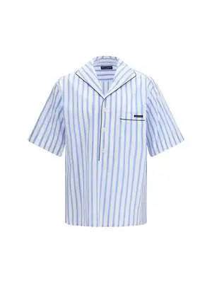 Dolce & Gabbana Short-sleeve Striped Shirt - Multicolor