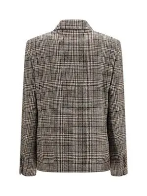 Brunello Cucinelli Double-breasted Jacket In Alpaca And Wool Blend