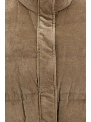 Brunello Cucinelli Sleeveless Padded Vest - Cream