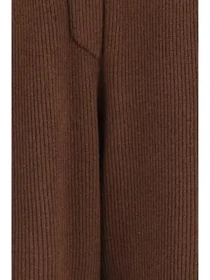 Brunello Cucinelli Cashmere-blend Ribbed Wide-leg Pants