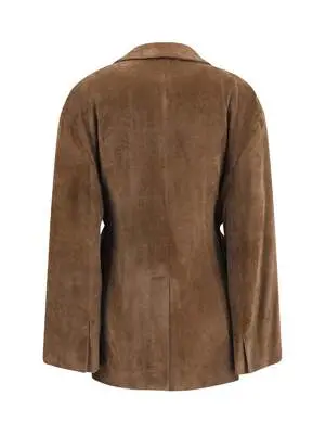 Brunello Cucinelli Cashmere-blend Jacket With Drawstrings