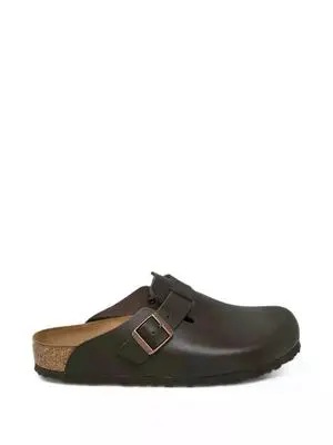 BIRKENSTOCK Boston Leather Flat Mules