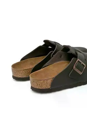BIRKENSTOCK Boston Leather Flat Mules