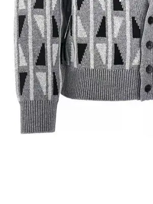 Versace Geometric-pattern Cardigan