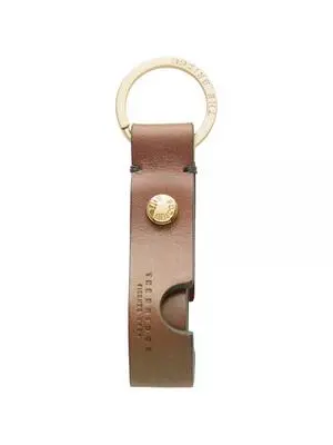 THE BRIDGE Leather Keyring - Brown