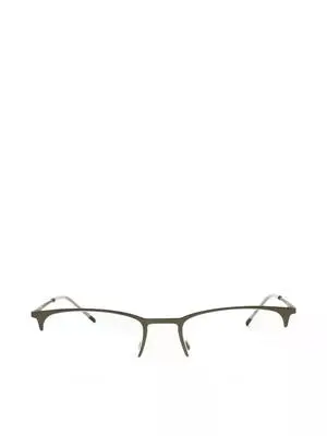 Hugo Rectangle Frame Eyeglasses - Silver