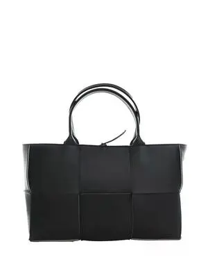 Bottega Veneta Medium Nappa Maxi Intrecciato Arco Tote Bag - Black