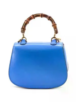 Gucci Bamboo 1947 Mini Top Handle Bag - Blue