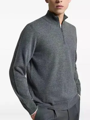 Peserico Quarter-zip Knitted Sweater