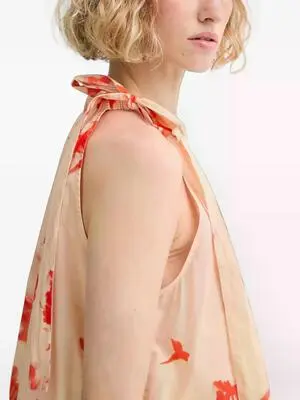 Marc O'polo Floral-print Halterneck Top