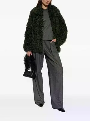 Emporio Armani Lurex-thread Pleated Trousers