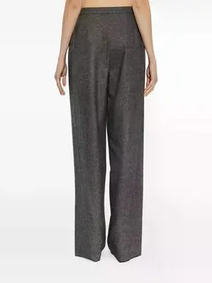Emporio Armani Lurex-thread Pleated Trousers