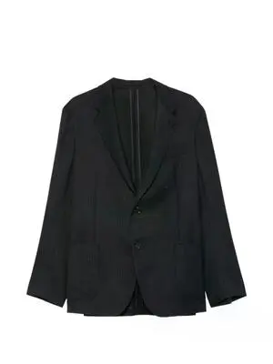 LARDINI Lapel-pin Blazer - Blue